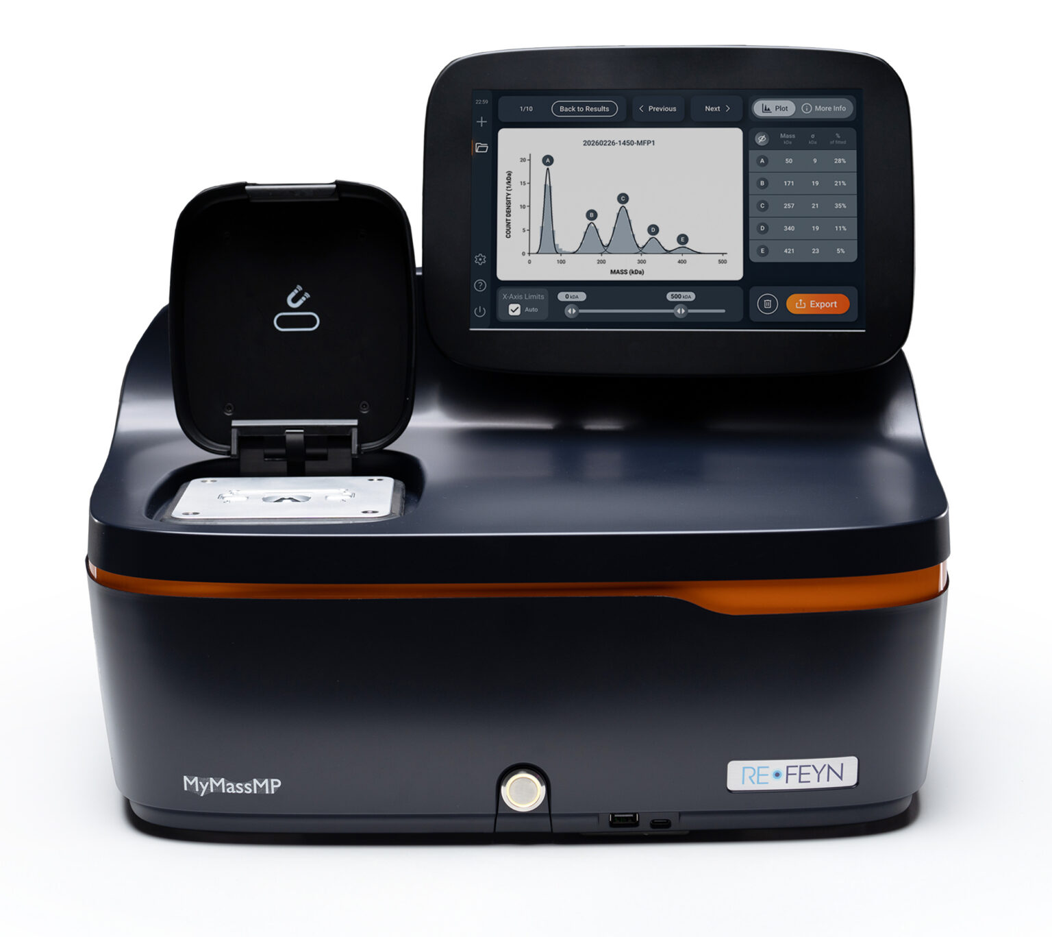 MyMass mass photometer - Refeyn